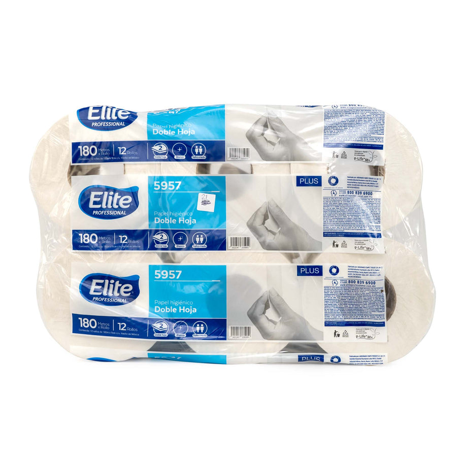 ROLLO HIGIENICO JUNIOR ELITE 180 MTS C/12RL – Packlife